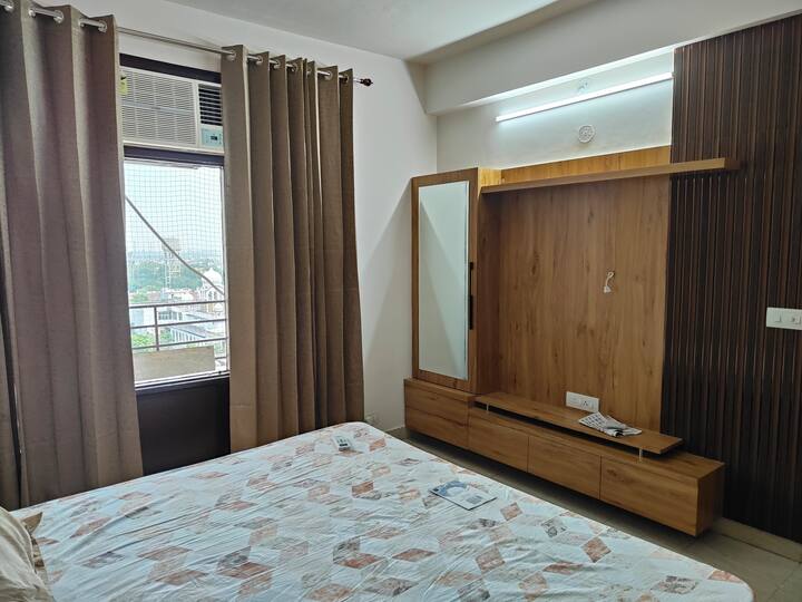 2 Bhk Fully Furnishedac Flat With Working Kitchen - Bathinda