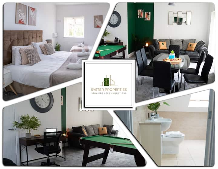 4 Br Home • Free Parking • For Contractor & Family - Leicester