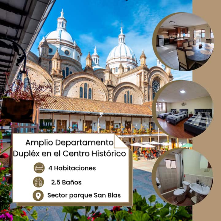 Dpto. Dúplex Centro Histórico - Parque San Blas - Cuenca