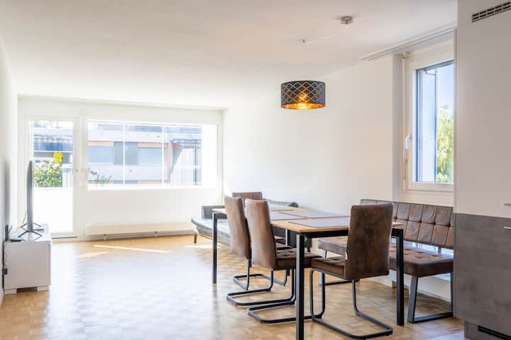 Bright Apartment In Thun, 50m To Lake Free Parking - Gwatt