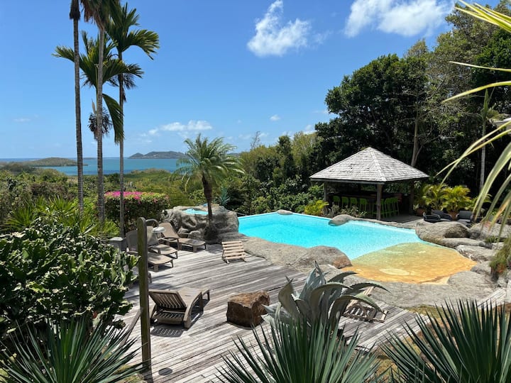 Villa Créole Avec Piscine & Vue Mer - Martinique