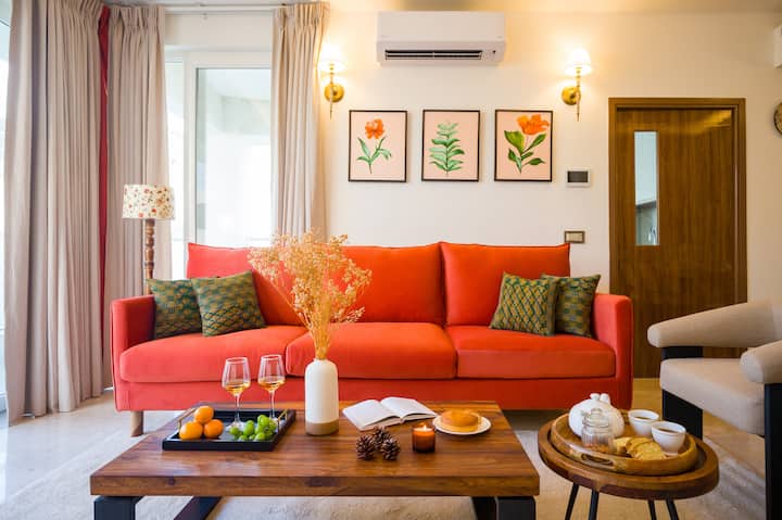 Theurbanbloom-2bhk With Breakfast Near Dlfcybercty - Gurugram