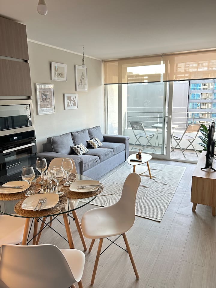 Moderno 2d2b En El Corazón De ÑUñoa - Santiago (Chile)