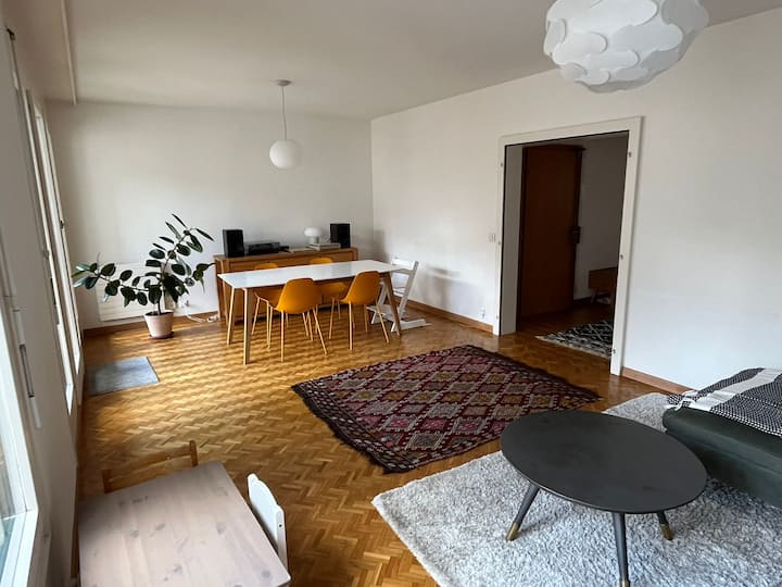 Spacious Apartment, Super Neighbourhood - Genève