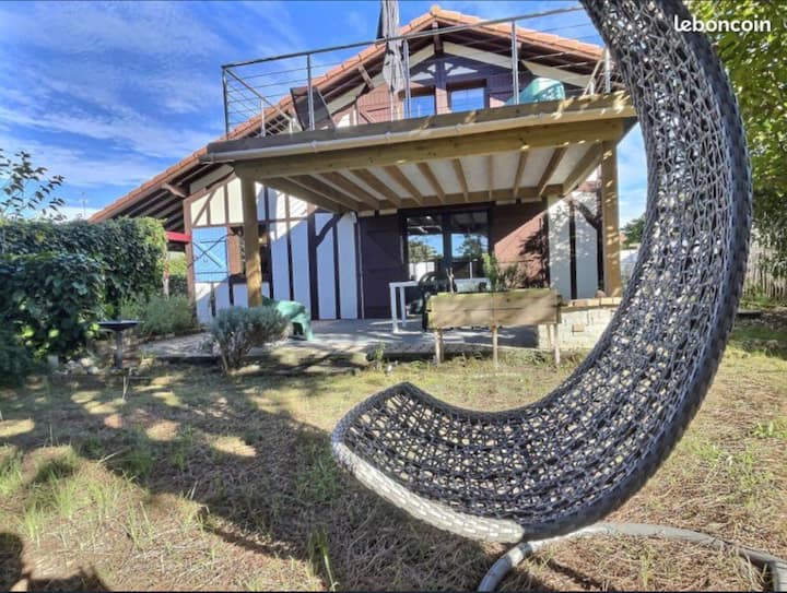 Maison Landaise Avec Jardin Au Cœur De La Plage - Mimizan