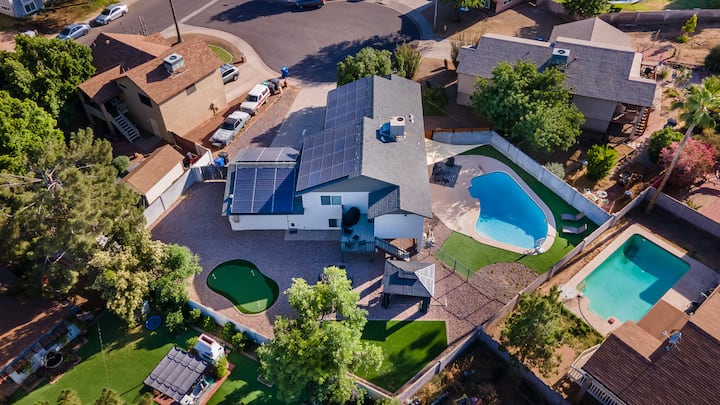 Heated Pool I Game Room I Mini-golf I Bbq I Lux - Mesa, AZ
