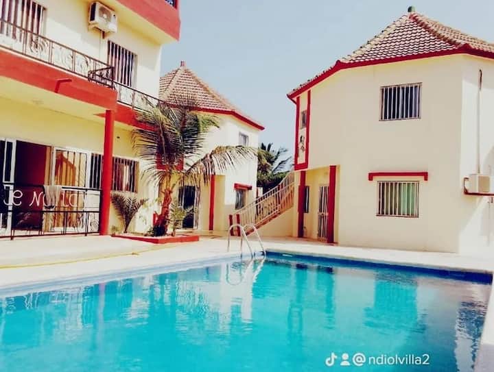 Appartements Deux Chambres Avec Accès Piscine - Senegal