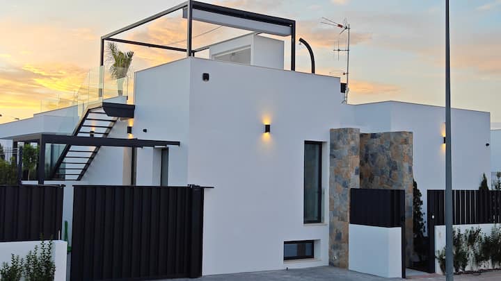 Casa Filusa Met Verwarmd Zwembad - Santa Rosalia - Los Alcázares