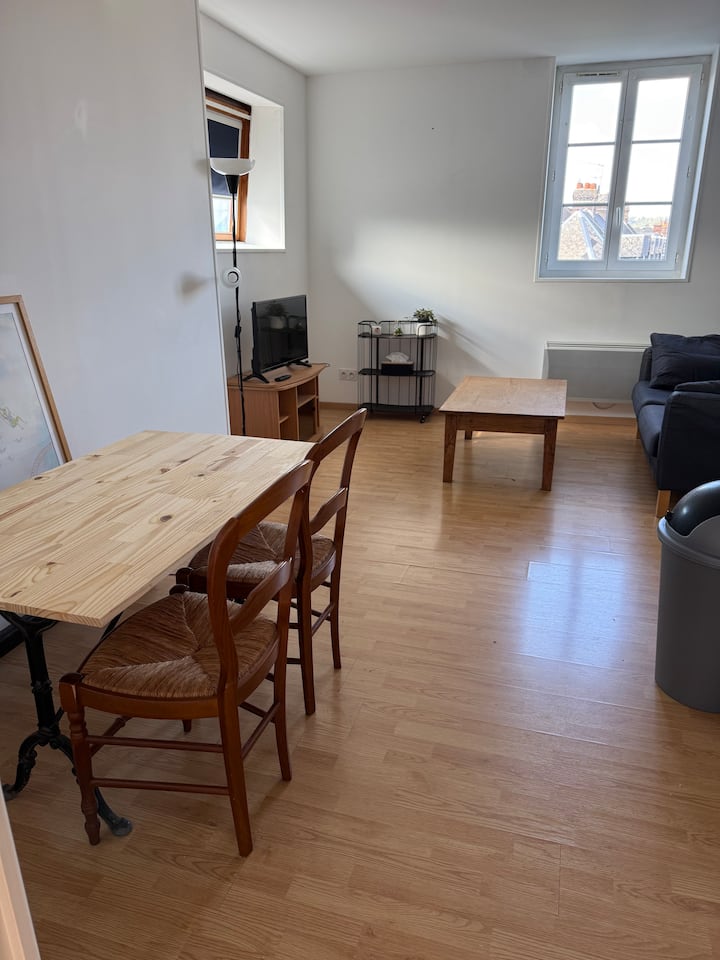 Joli F2 Dans Le Manoir Blanc Du Jardin Des Plantes - Rouen