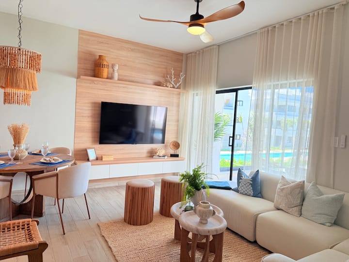 11-2a Puntacana 2br+jacuzzi Privado+ Playa+golf - Punta Cana