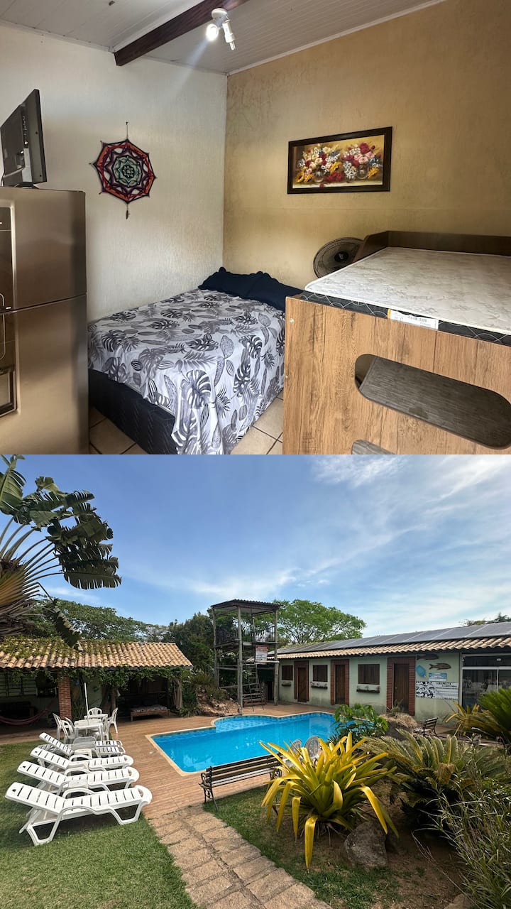 Quarto Família Completo Com Vista Para Montanha! - Itupeva