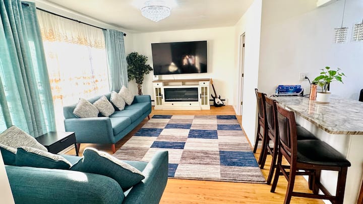 Bright 3br Entire Apt Near Manhattan, Free Parking - Jersey City, NJ