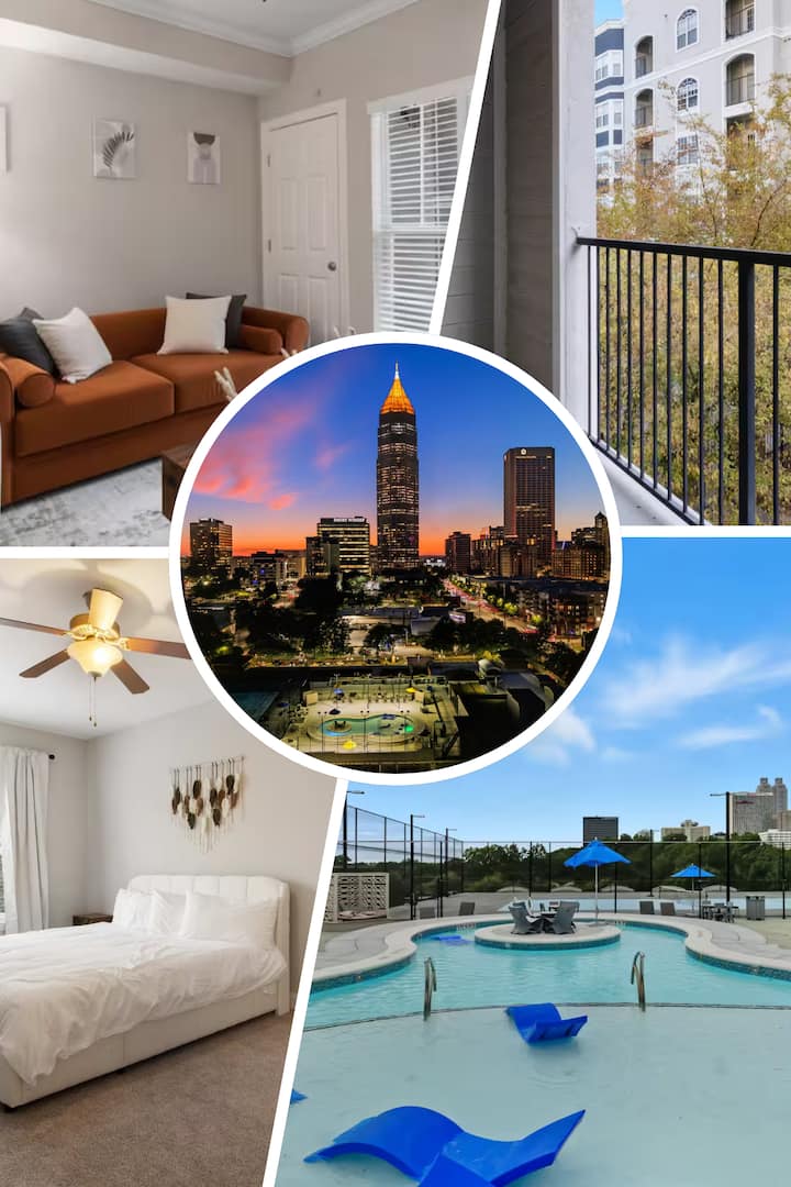 Modern Midtown Charm • Pool • Gym • Parking - Atlanta, GA
