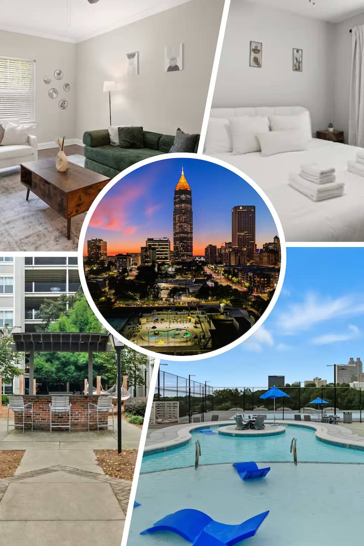Stylish 1bd Midtown Retreat • Pool & Gym - Atlanta, GA