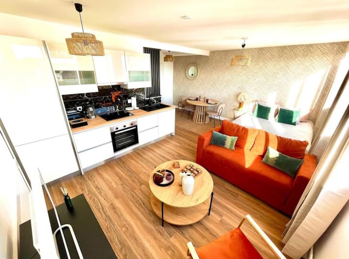 Studio Cosy Centre-ville, Vue & Parking - Amiens