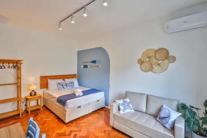 Studio Central Em Ipanema, Metrô Na Porta E Praia! - Brasil