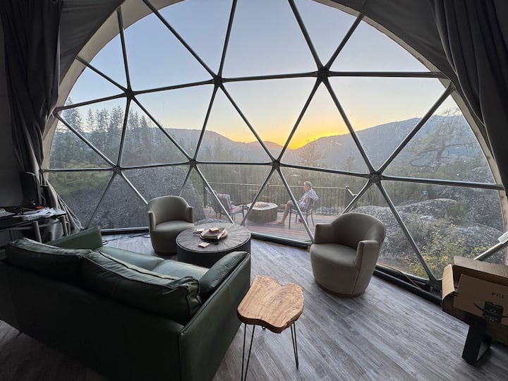 Private Idaho Glamping Experience : The Domestead - Garden Valley, ID