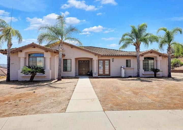 Villa |Monserate Winery | Pala Mesa Golf |360 View - Bonsall, CA