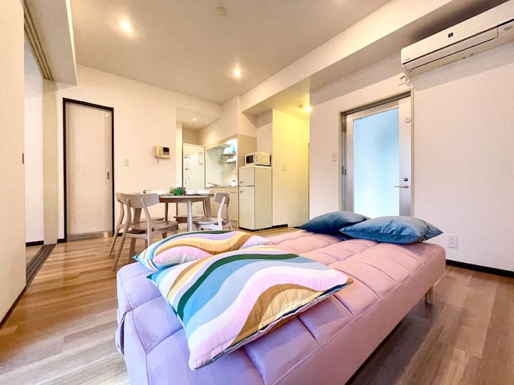 【岐阜駅徒歩4分の駅近】家族・グループ大歓迎の広々1ldkスイート!市内観光&県内巡りの拠点に最適! - Gifu