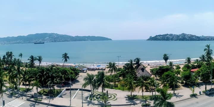 Depa Renovado, Con La Mejor Vista De La Bahía - Pie de la Cuesta