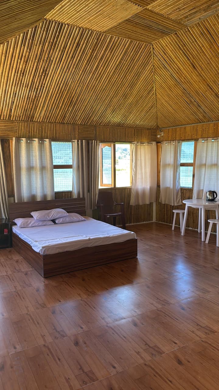 Rustic Retreat: Paddy Field Views Cabin In Ziro - Ziro
