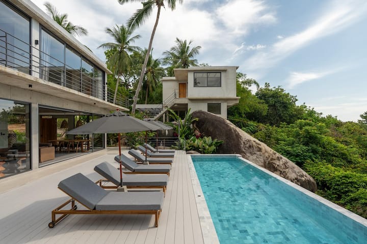 Palm Stone Villa - Custom Designer Home - Ko Pha Ngan