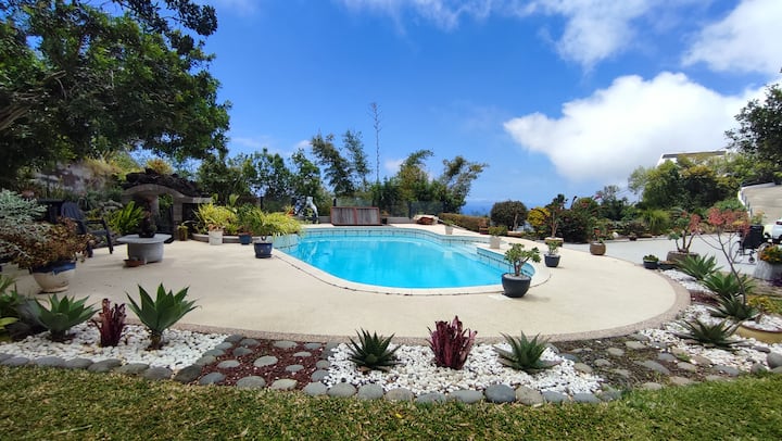 Studio Privé à La Villa Jade Avec Vue Mer- Piscine - Saint-Denis, La Réunion