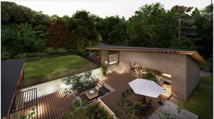 ペット可、サウナ、プール付き高級ヴィラ - 木更津市