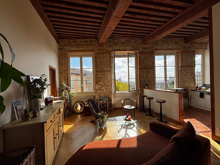 Canut Rénové à La Croix-rousse - Vue Imprenable - Lyon