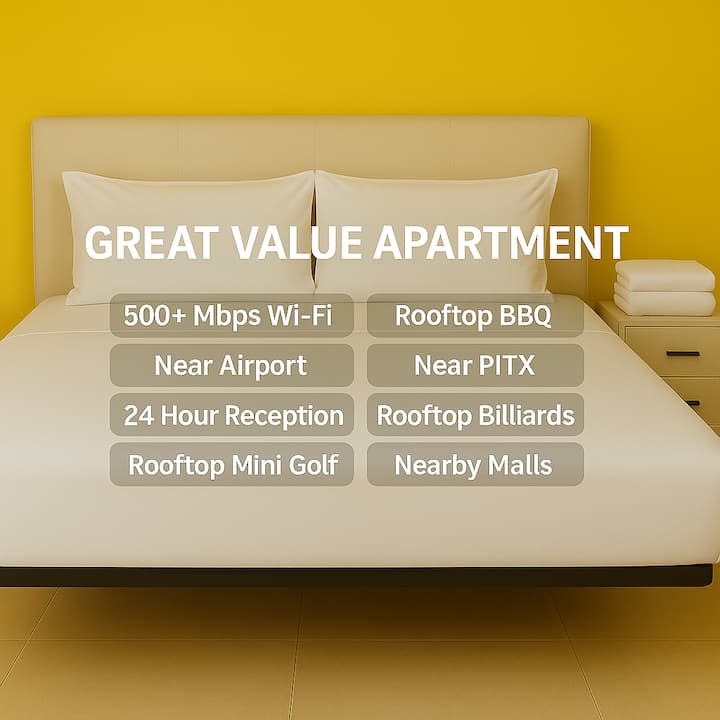 Z104spacious Queenroom • Near Sm Moa~blue Bay Walk - Parañaque