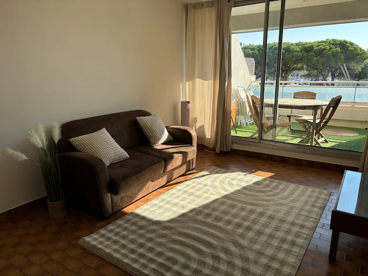 Studio Cabine Face Au Port Plein Sud - Pérols