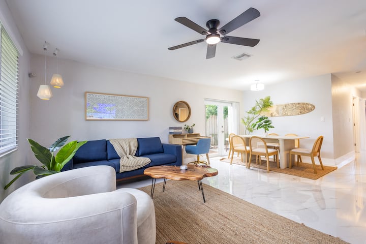 Stylish 3br Haven —Minutes To Beach & Downtown Ftl - Plantation, FL