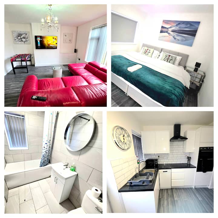 4 Bedroom House With 2 Bathrooms & Toilets - Nottingham