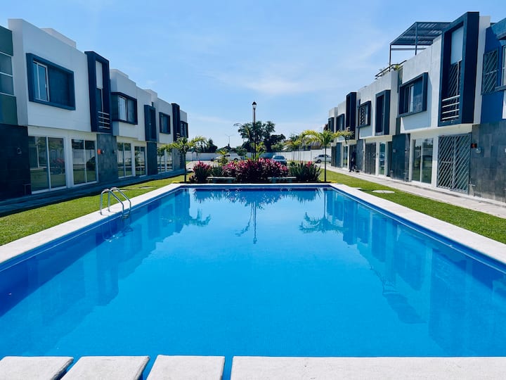 Increíble Roof & Jacuzzi Privado - Alberca Común - Morelos