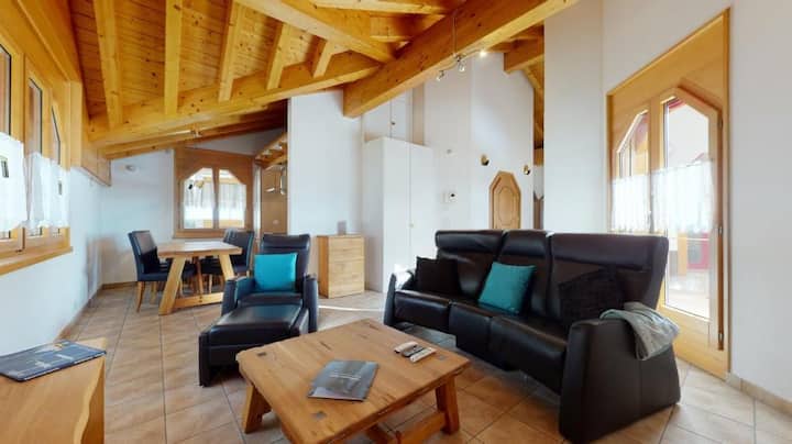 Free Parking + Attica Suite + Terrasse + Switch - Leukerbad