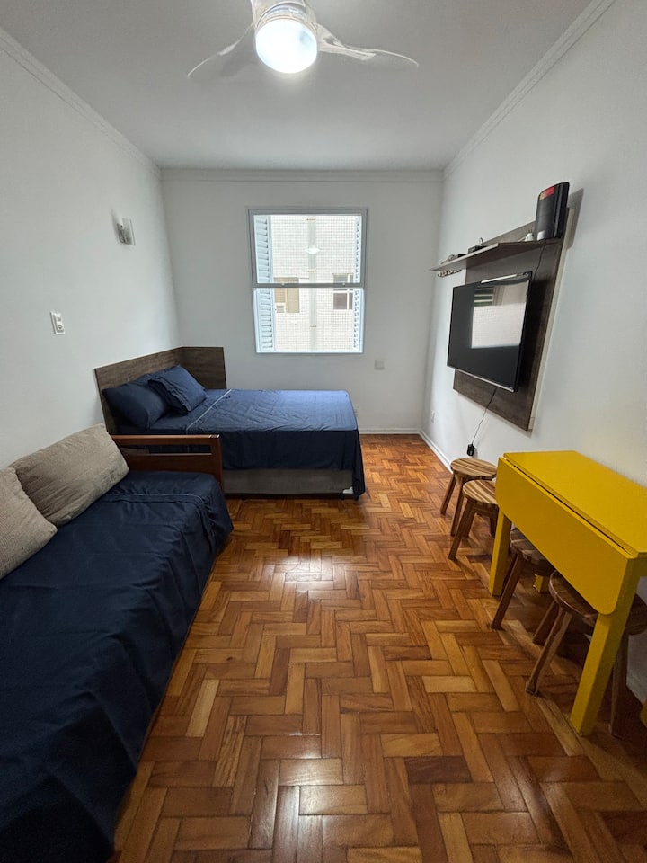 Apartamento Kitnet Frente Ao Mar - Santos