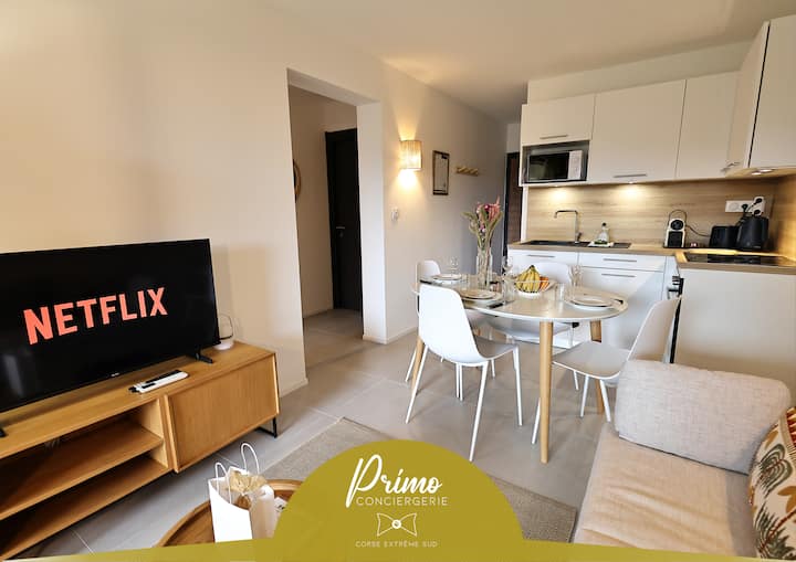 Cala Di Sole - T2 Cabine, Plage & Piscine - Figari