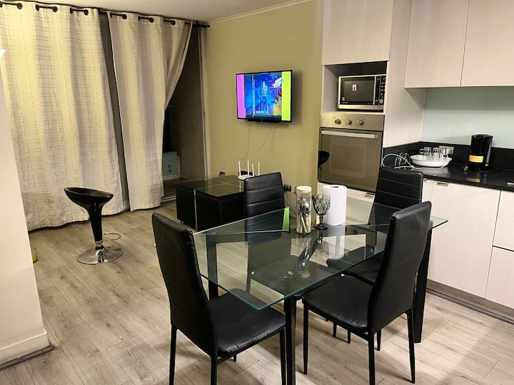 Departamento Full Amoblado Y Conectado Santiago - Santiago