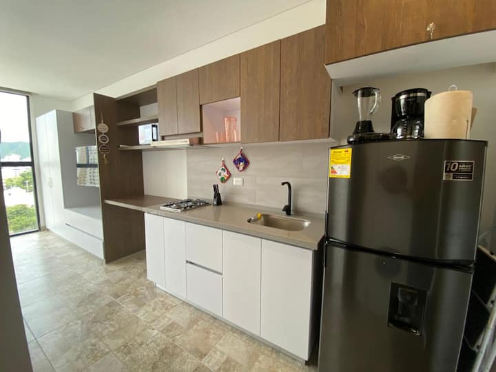 Apartaestudio Moderno En El Rodadero - Santa Marta