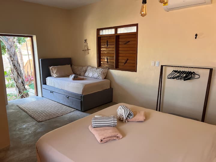 Chambre Familiale Avec Salle De Bain Privée - Bacalar