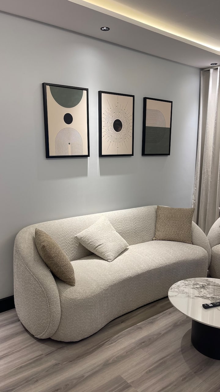 شقة غرفتين وصالة جلوس مودرن - Riyadh