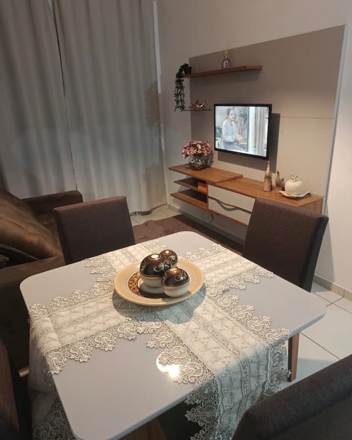 Apartamento Dois Quartos Completo, Próximo A Praia - Serra