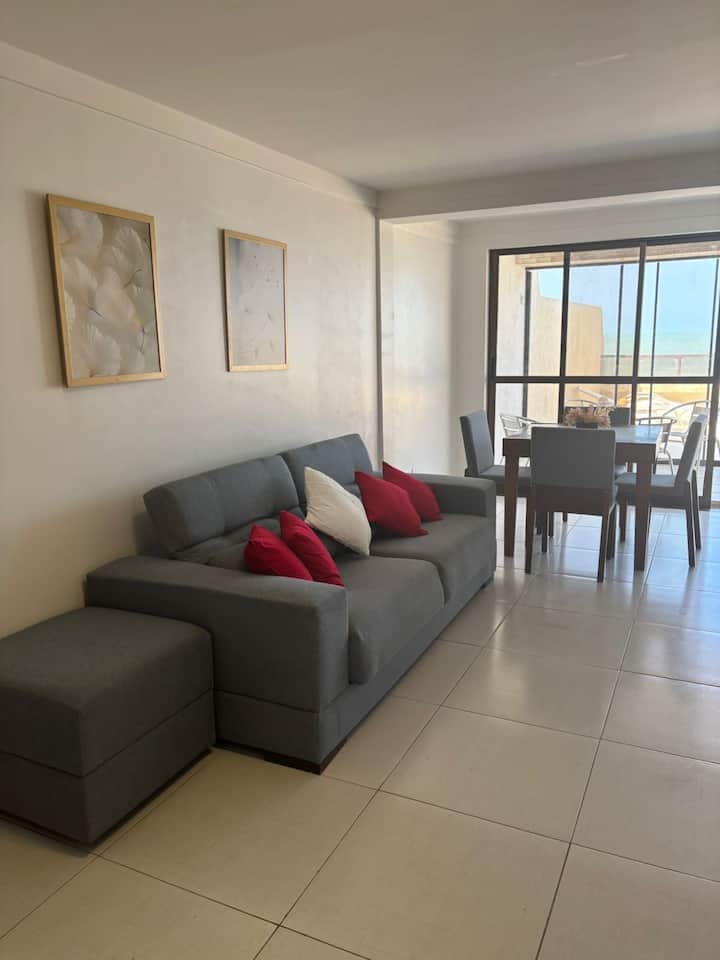 Apartamento Frente P/ O Mar Varanda Private 50m2 - Natal