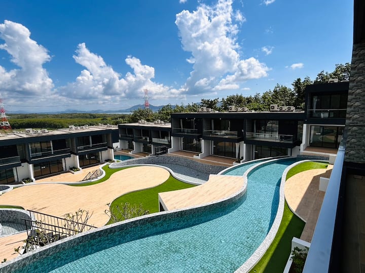 Modern Cozy 2br House Pool View, Free Shuttle - Tayland