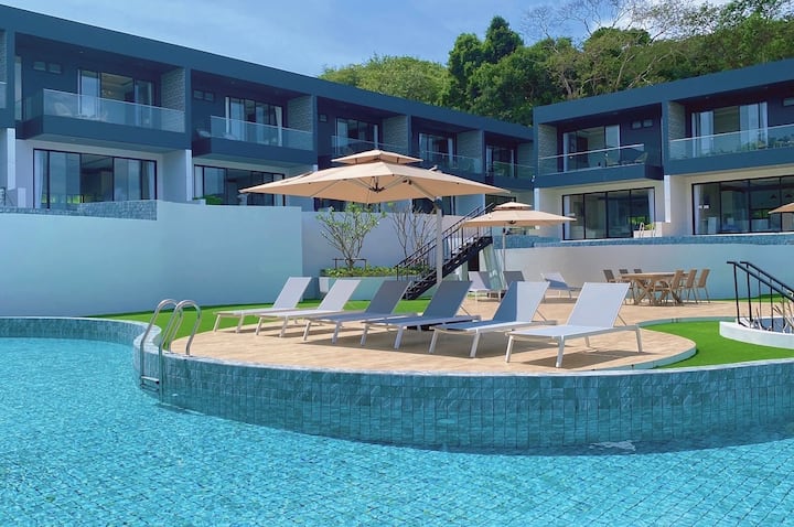 Modern House 2br 3bath Pool View 10-min To Airport - Thailand