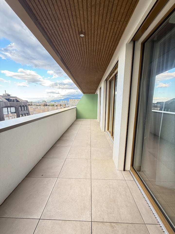 Appartement Neuf Lumineux 2 Chambres + 2 Balcons - Genebra
