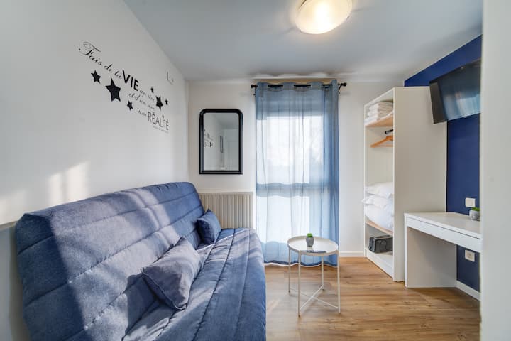 Studio Cosy/ Equipé/ Wifi /Proche Tours/parking - Saint-Pierre-des-Corps