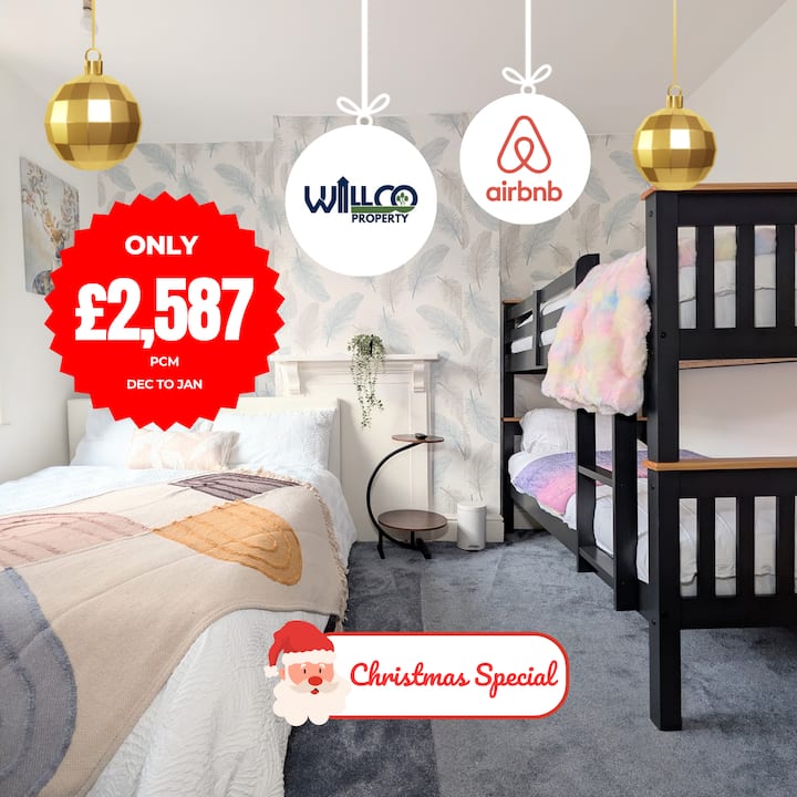 69%off|30nightdeal|contractors|parking|sleeps10 - Leicester