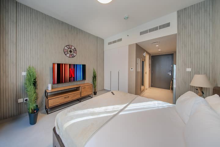 Private Luxury Studio Apartment In Aljada By Arada - Charjah