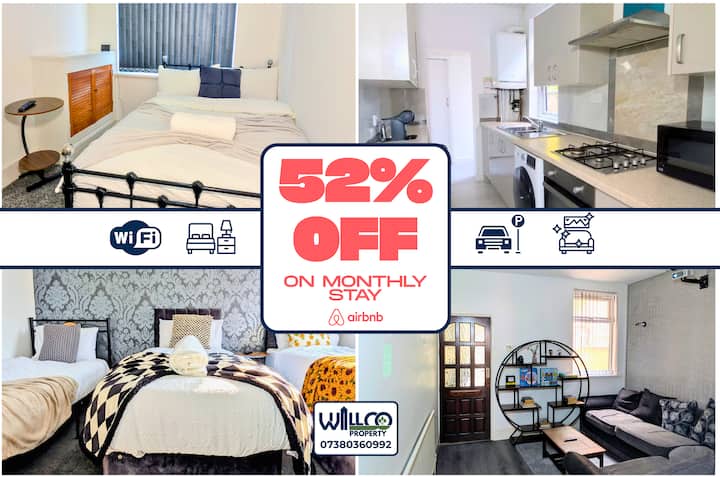 52%off|30nightdeal|contractors| Leicester |Sleeps8 - Leicester